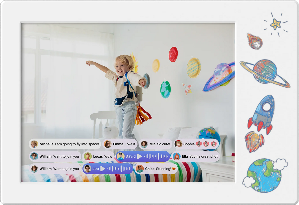 myFirst Frame Doodle 9 White – Kidstecc